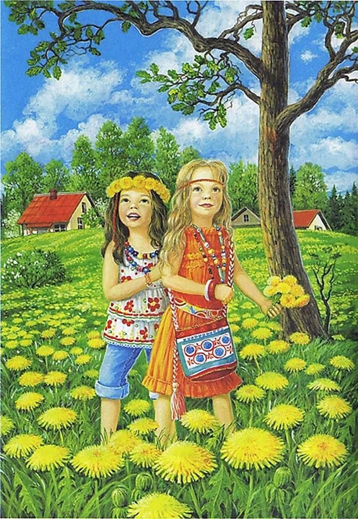 Картинки весна лето для детей (59 фото)